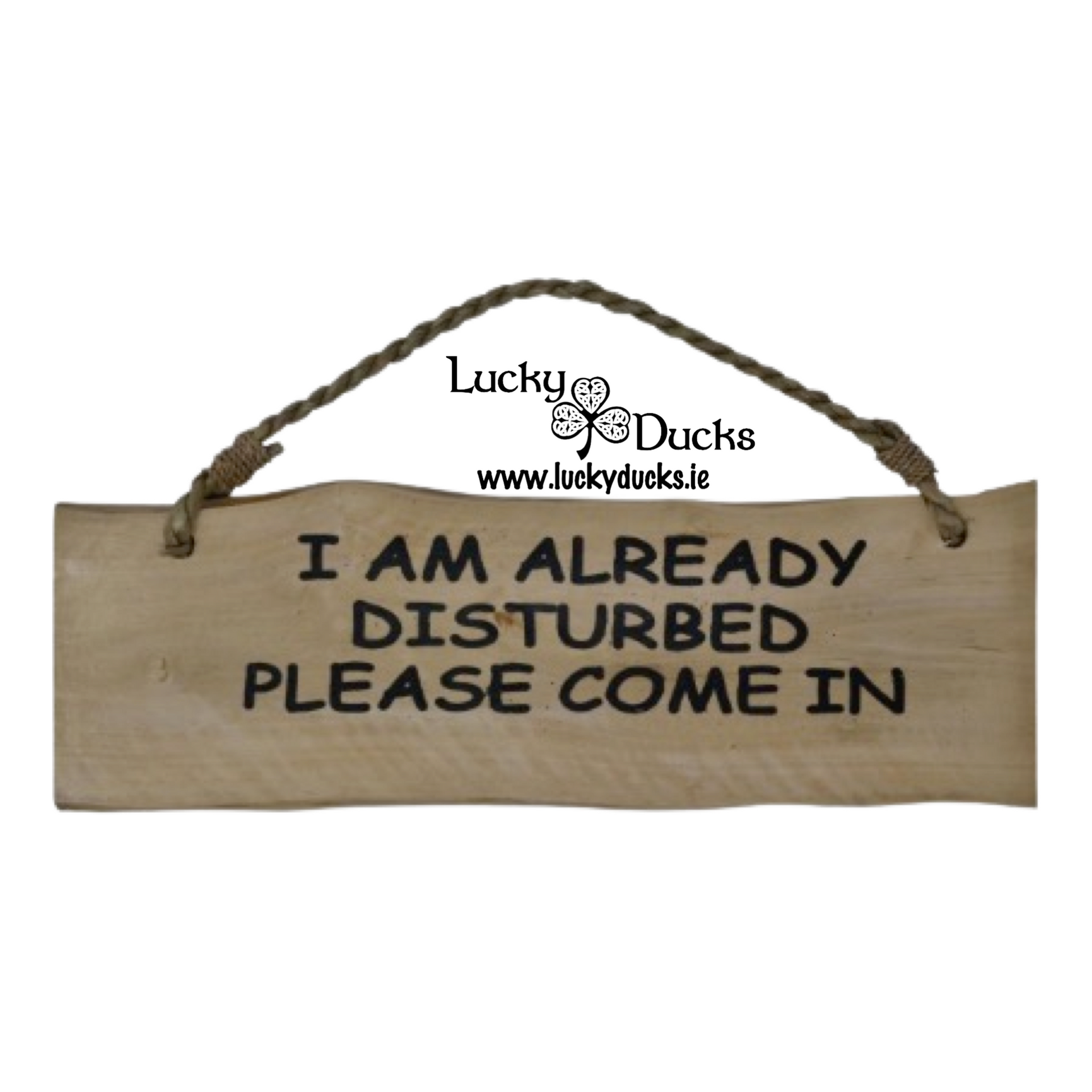 I am already disturbed Please come in – Lucky Ducks