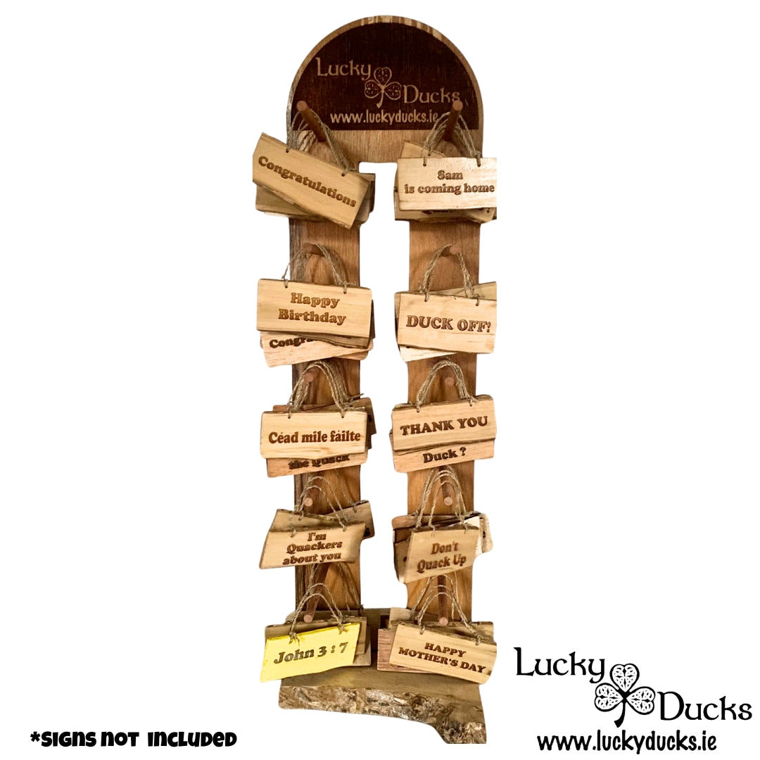 Funny Duck Sign rack – Lucky Ducks