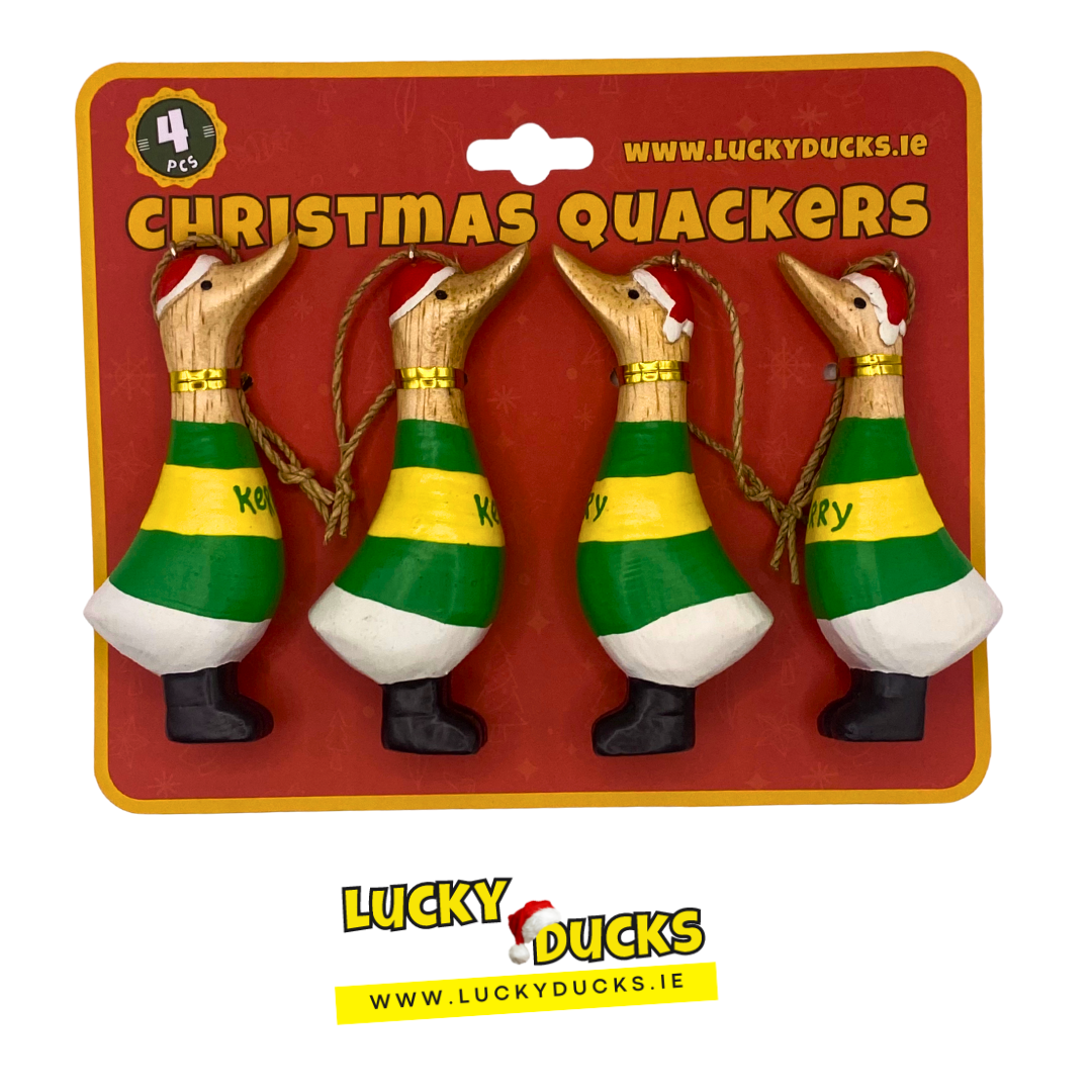 Kerry Christmas Quackers, Tree Decor – Lucky Ducks