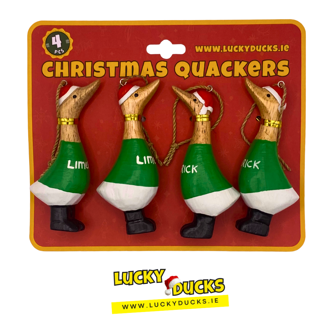 Limerick Christmas Quackers, Tree Decor – Lucky Ducks