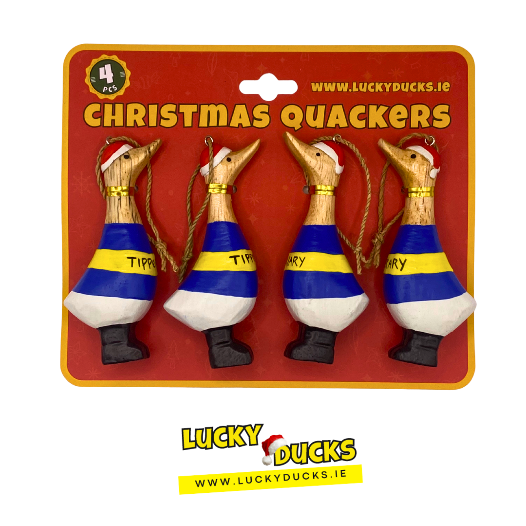 Tipperary Christmas Quackers, Tree Decor – Lucky Ducks